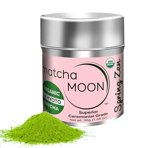 Matcha Moon Kyoto Uji Matcha Organic Cultivated Pesticide-Free Additive ...