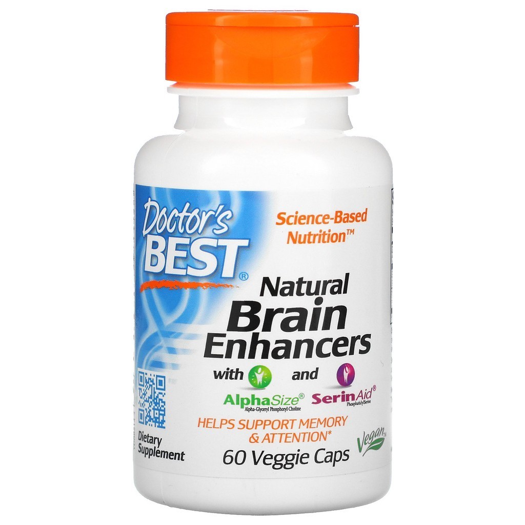 ️ Doctor's Best, Natural Brain Enhancers with AlphaSize and SerinAid ...