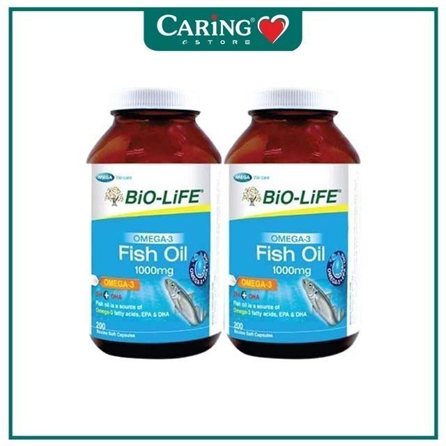 BIO-LIFE FISH OIL (1000MG × 200S × 2) | Shopee Malaysia