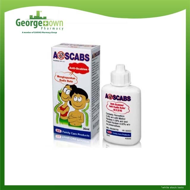 A-SCABS ANTI-SCABIES LOTION 30ML | Shopee Malaysia