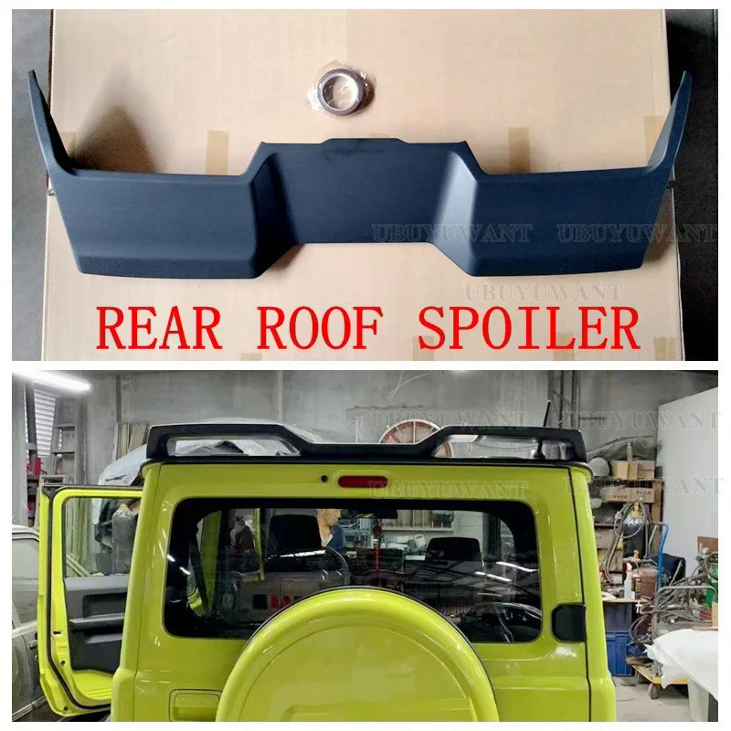 For Suzuki New Jimny 2019 - 2023 ABS Roof Spoiler (Without Light) Rear ...