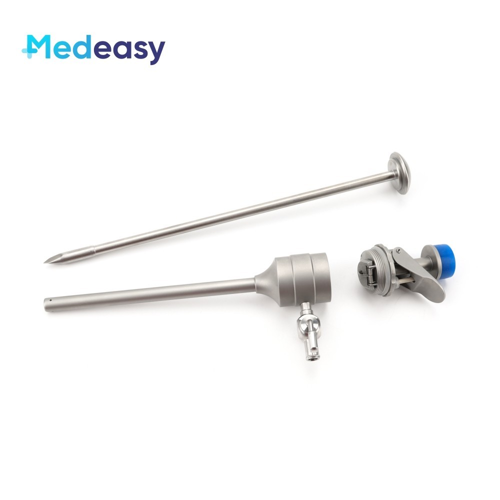 Medical laparoscopic trocars, Reusable Press Type Trocar 10mm for ...