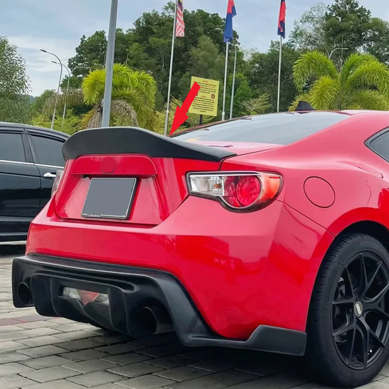 GT86 Spoiler Forged Carbon Fiber Rear Wing Spoiler For Toyota GT86 ...