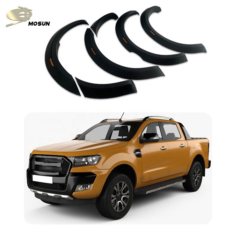 MOSUN PC Auto 4x4 Body Part Wheel Arch Injection LED Style Fender Flare ...
