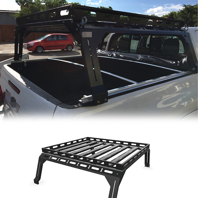 Spedking pickup Universal Adjustable Truck Bed Rack roofrack for ranger ...