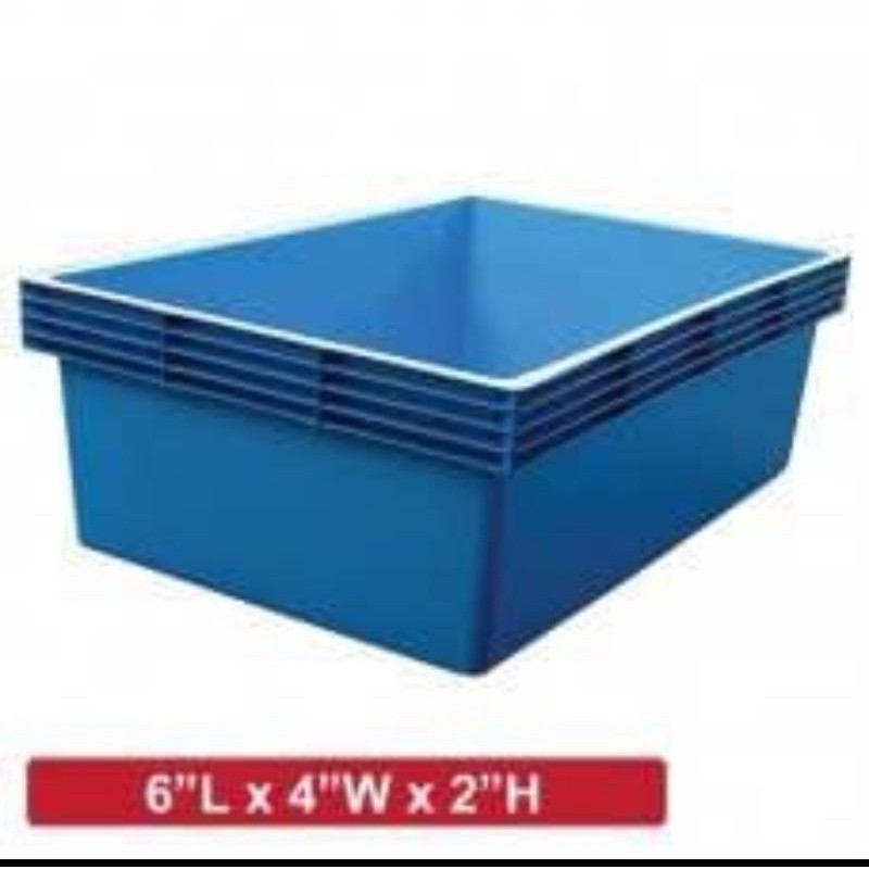 Guppy Blue Plastic Tank- 6x4x2(L1745mm x W1180mm x H600mm) | Shopee ...