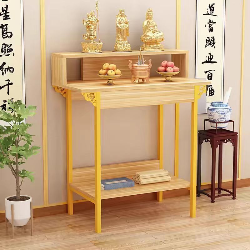 Household Buddha table shelf table altar table incense case altar ...