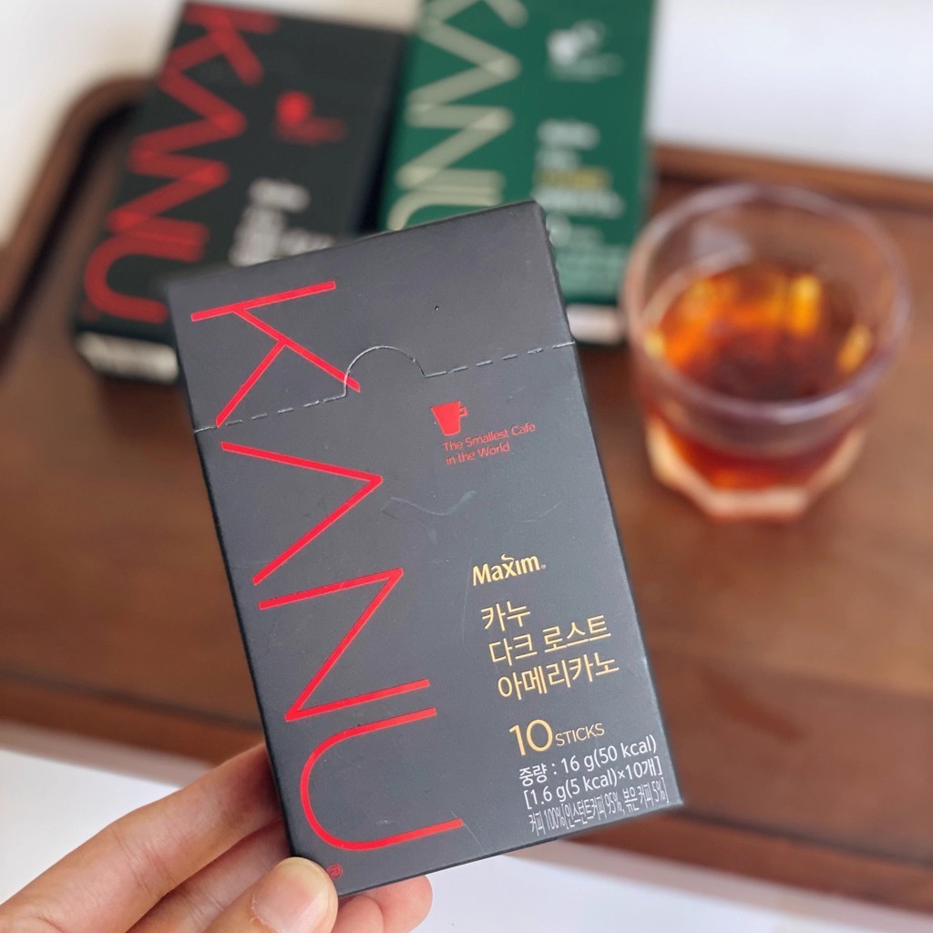 Kanu Korean Americano Sugar-Free Instant Coffee, Medium & Dark Roast ...