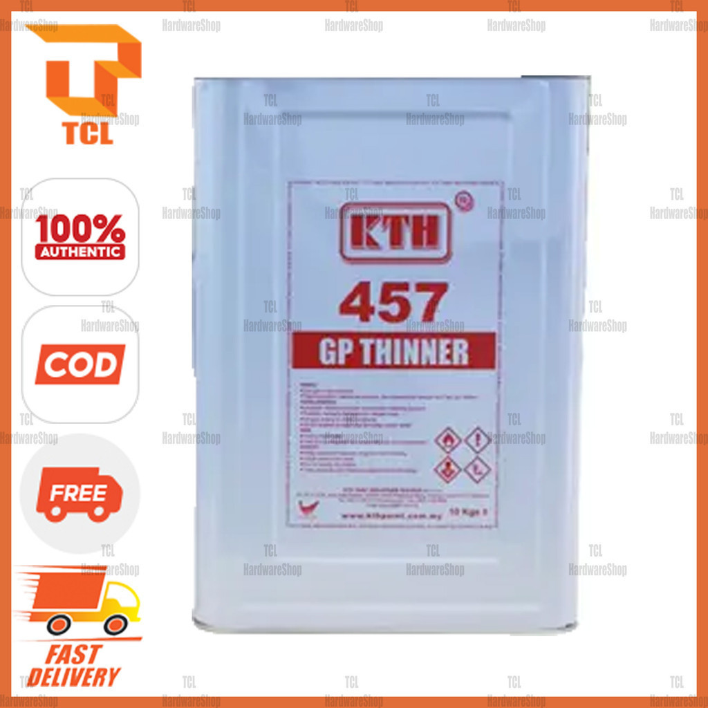 Kth 10kg thinner / thinner tin / paint / thinner tin / besi / kayu ...
