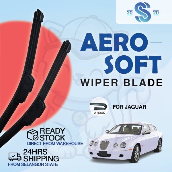 [Beam Wiper] Aero Soft Wiper Blade Boneless Wiper Jaguar U-Hook Car Windscreen Car Wiper For ...