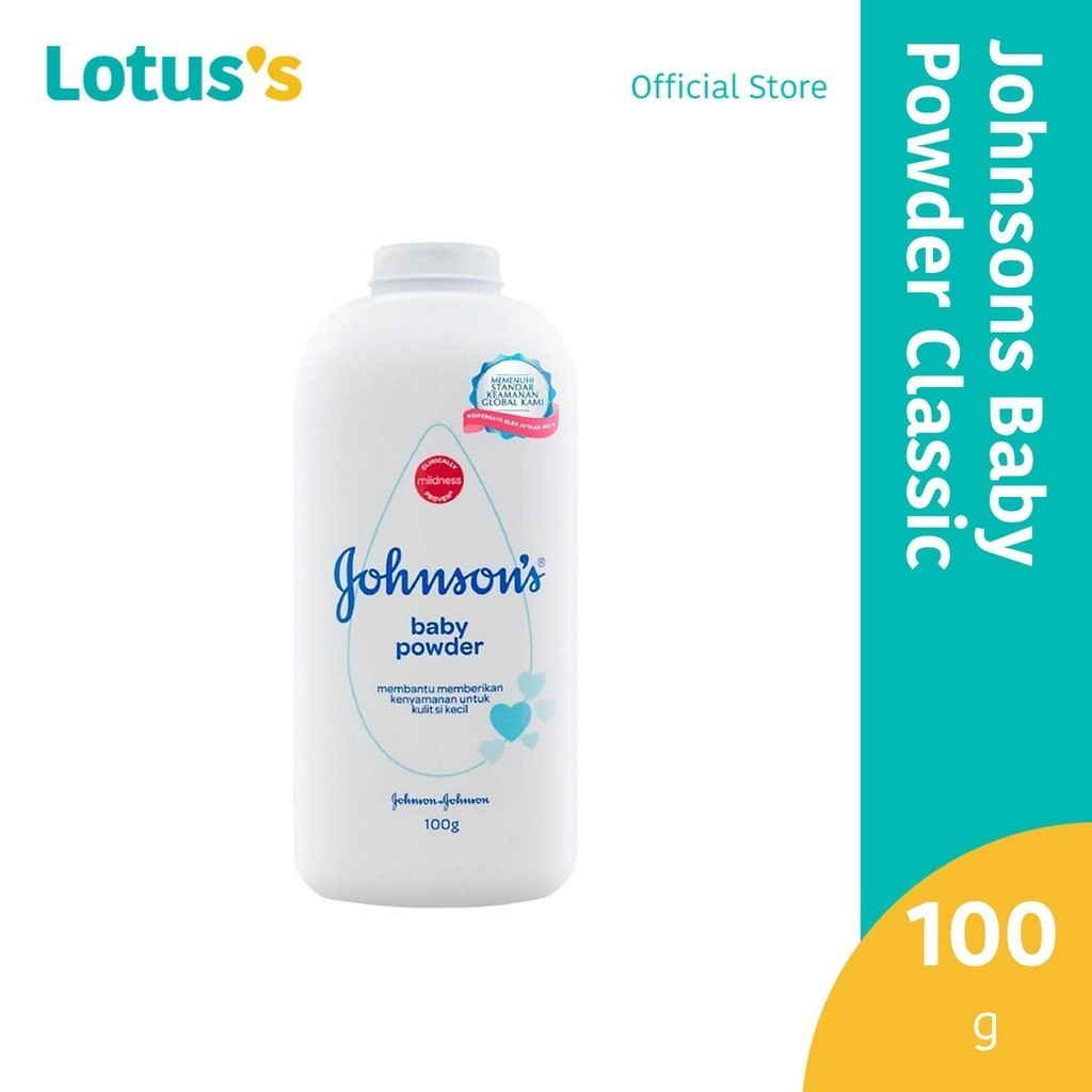 Johnsons Baby Powder Classic 100g | Shopee Malaysia