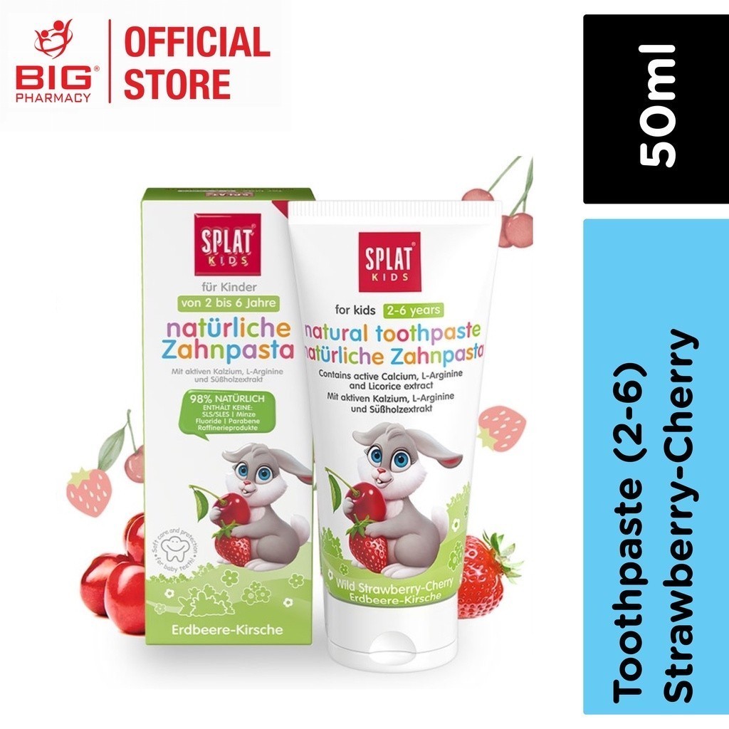 Splat T/P Kids 2-6Wild S/BerryCherry 50ml | Shopee Malaysia