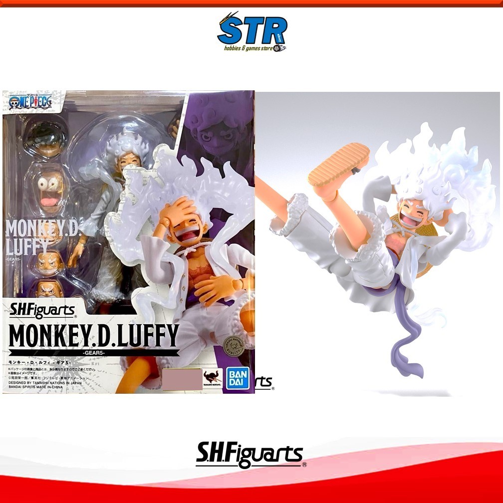 BANDAI S.H.Figuarts SHF MONKEY.D. LUFFY GEAR 5 [ONE PIECE] | Shopee Malaysia