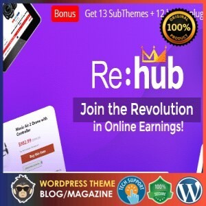 REHub Price Comparison, Multi Vendor Marketplace WordPress Theme + Demo Activation | Shopee Malaysia