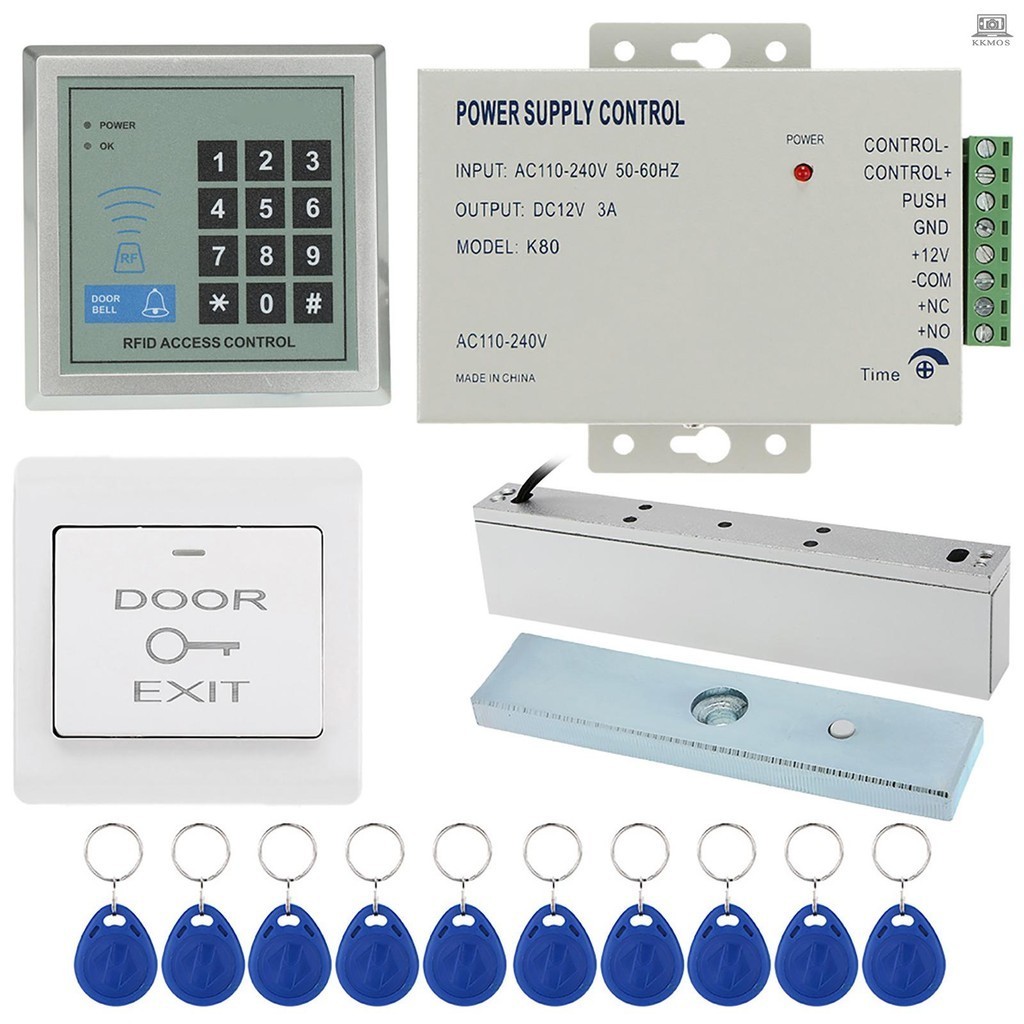 Door Entry Access Control System Kit Password Host Controller + 180KG ...