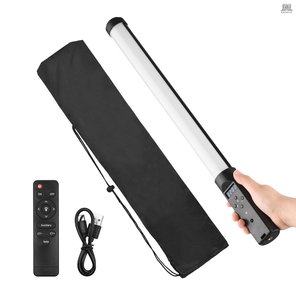 Handheld LED Video Tube Light Photography Fill-in Light Lamp 3200K ...