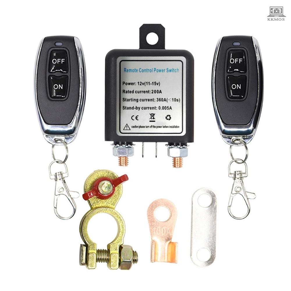 12 V Car Battery Relay Wireless Remote Battery Disconnect Switch ...