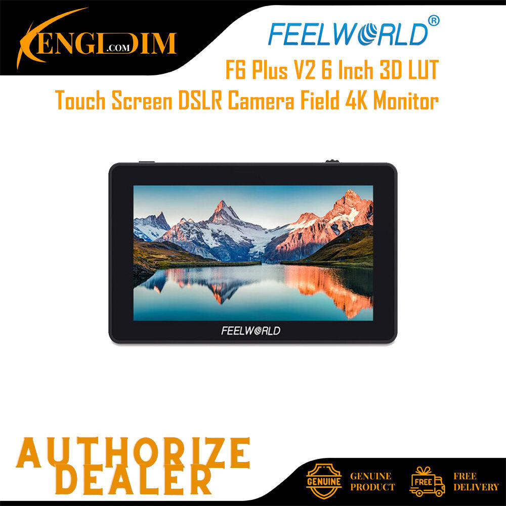 Feelworld F6 Plus V2 6 Inch 3D LUT Touch Screen DSLR Camera Field 4K ...