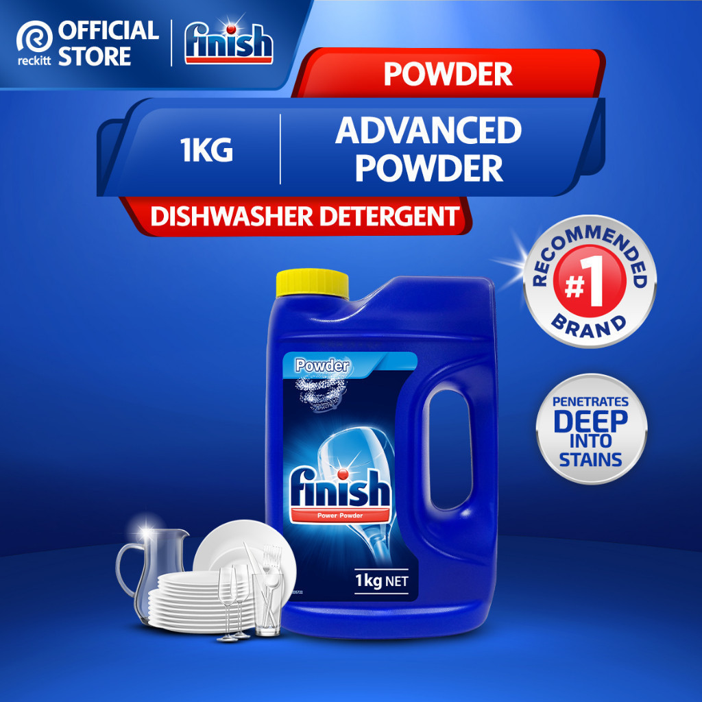 Finish Dishwasher Detergent Power Powder (1kg) | Shopee Malaysia