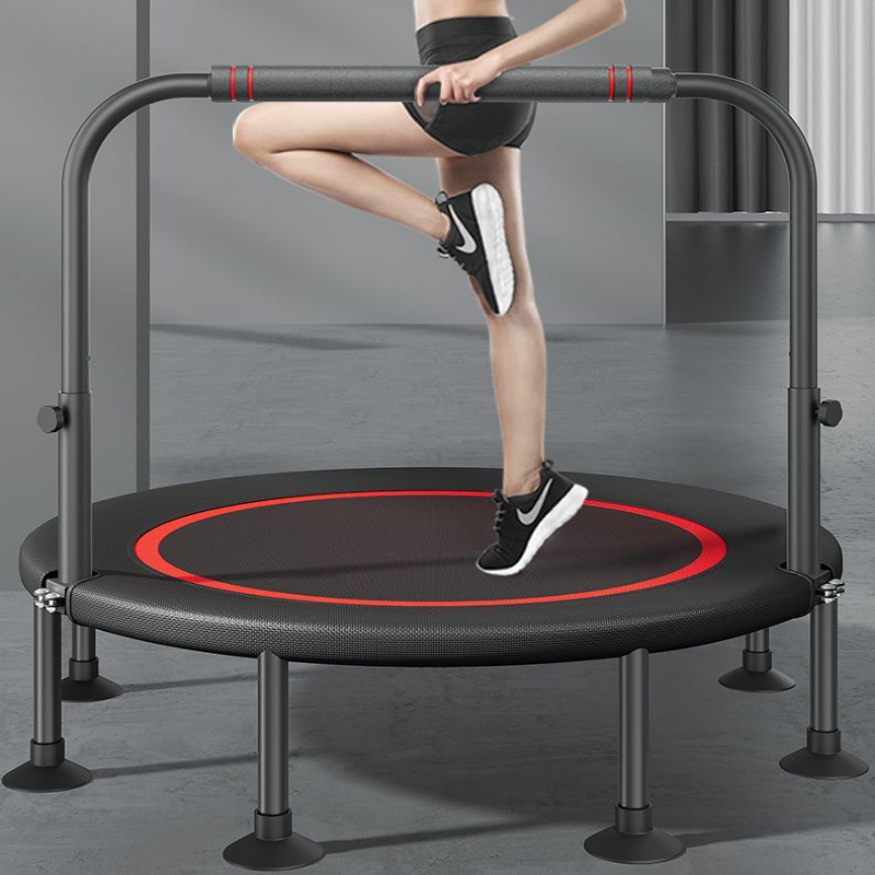 Foldable trampoline Adult fitness center Indoor trampoline Bumping bed ...