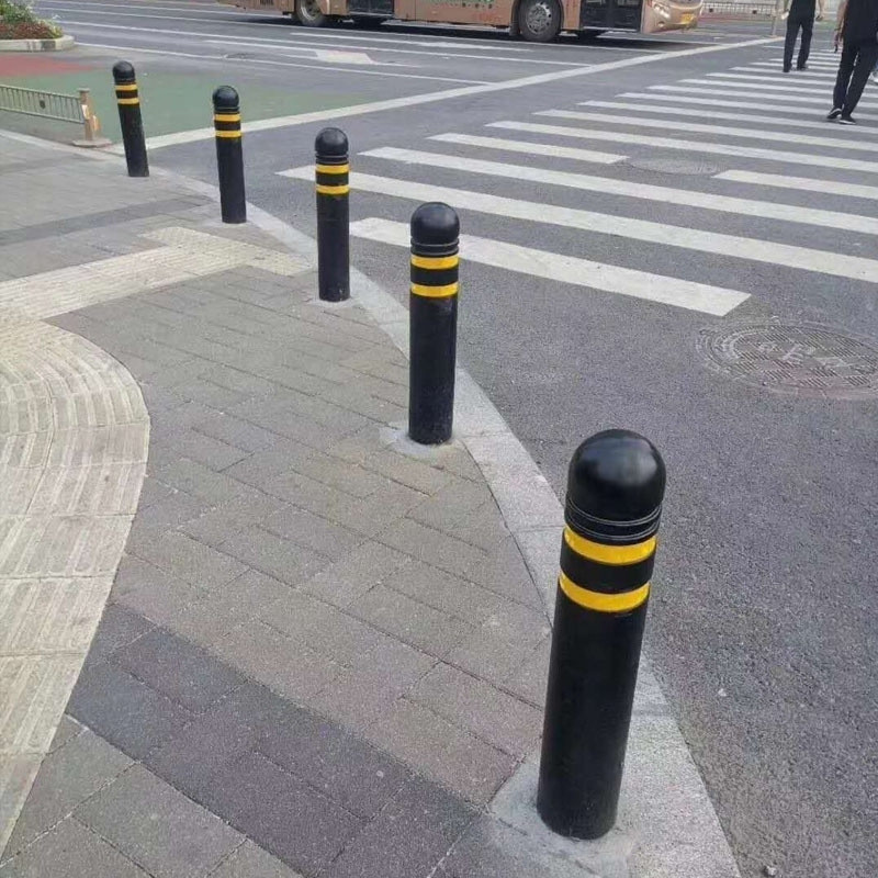 ST& New Rubber Reflective Column Sidewalk Anti-Collision Barricade ...