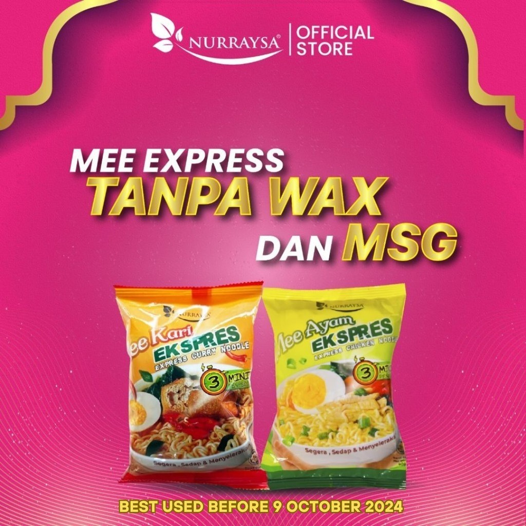 NURRAYSA Express Noodle 1 unit Food Mee kenyal Mee tebal Tanpa MSG ...
