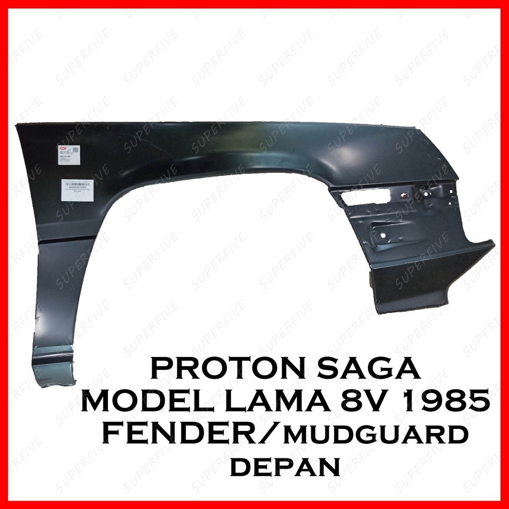 PROTON SAGA MODEL LAMA 8V 12V (1985 - 1990) FRONT FENDER / MUDGUARD ...
