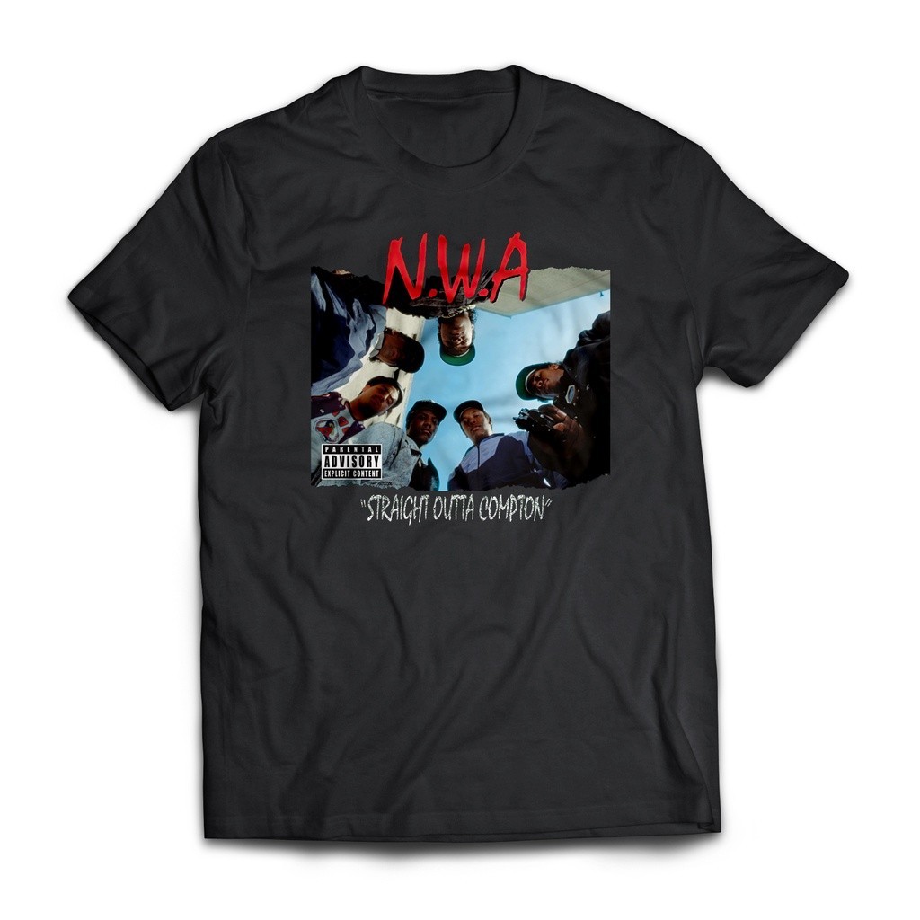 Straight Outta Comptom Graphic Design Tshirt Baju Lelaki Plus size- 100 ...
