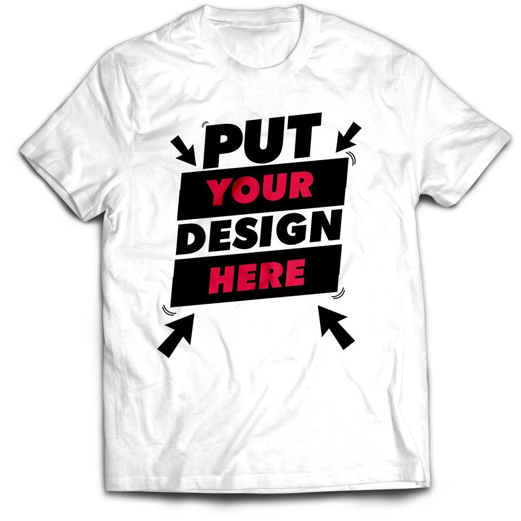 1 Side Print Your Own Design Graphic Design Tshirt Baju Lelaki Plus ...