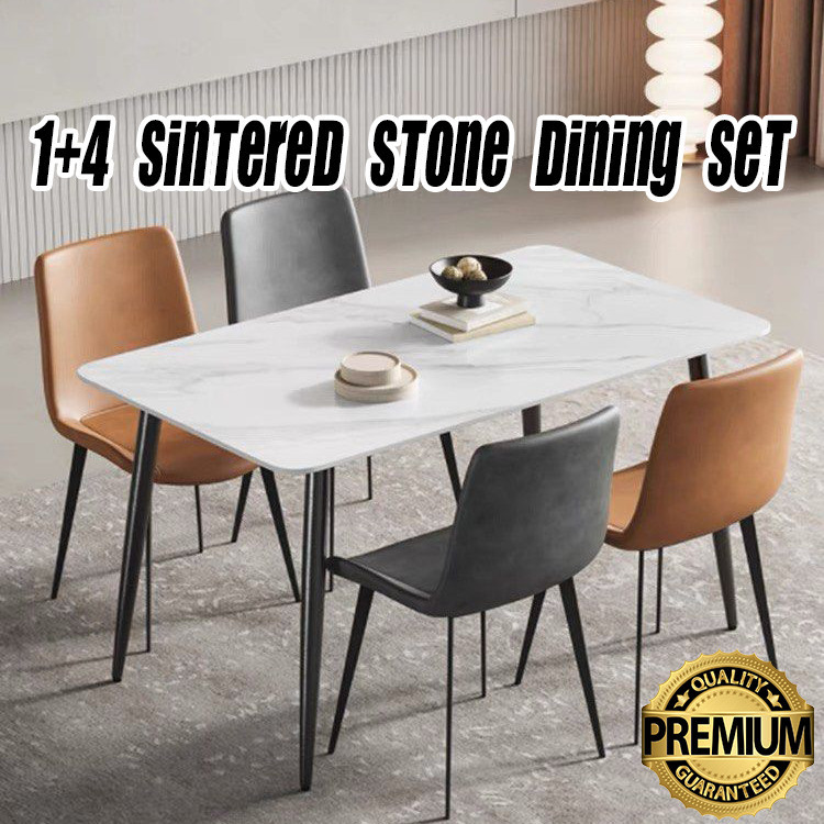 Sintered Stone Table Set Dining Table 4 Seaters Sintered Stone Dining ...
