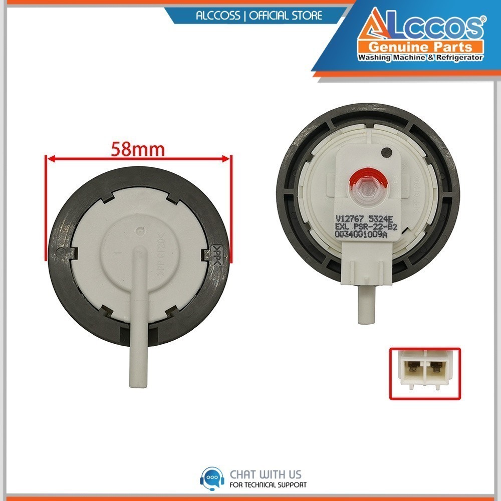 HAIER WASHING MACHINE PSR-22-B2 WATER LEVEL SENSOR PRESSURE SWITCH ...