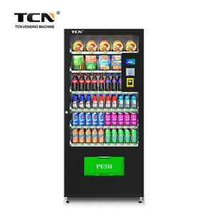 TCN Vending Machine Touch Screen Cashless Vending Machine For Snacks ...