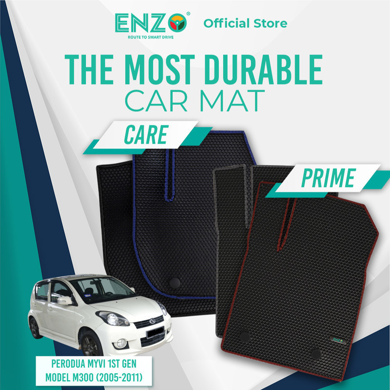 ENZO Car Mat- Perodua Myvi 1st Gen Model M300 (2005-2011) | Shopee Malaysia
