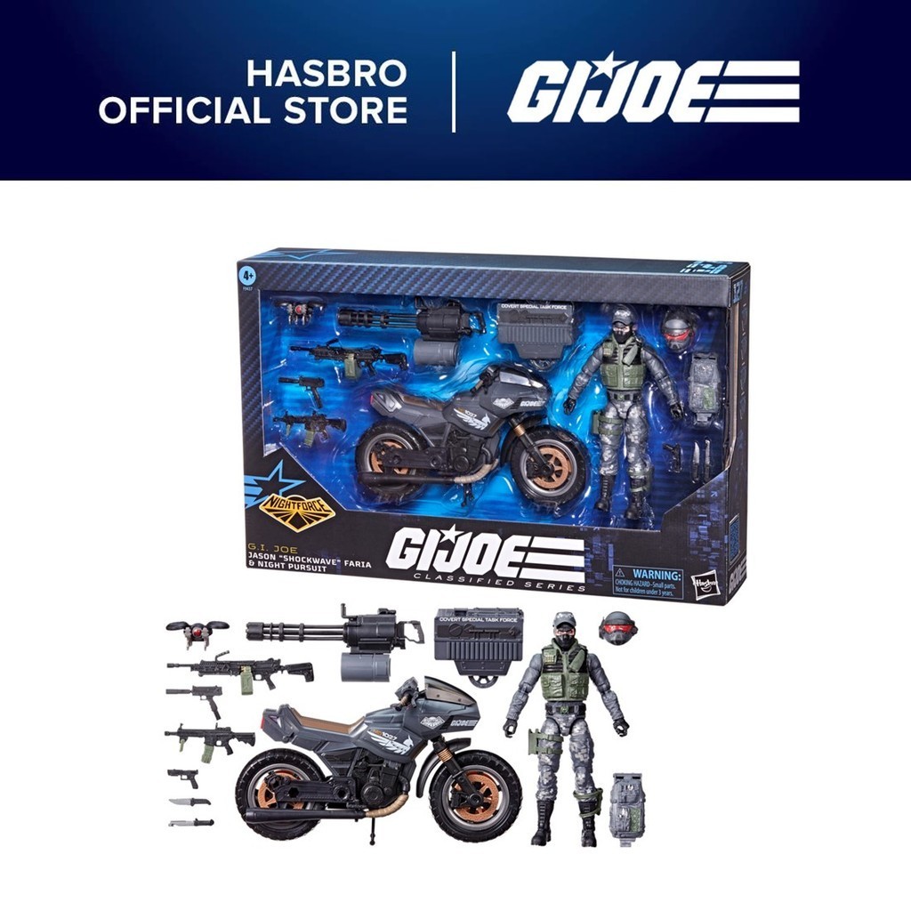 G.I. Joe Classified Series 127, Night Force Jason ""Shockwave"" Faria ...