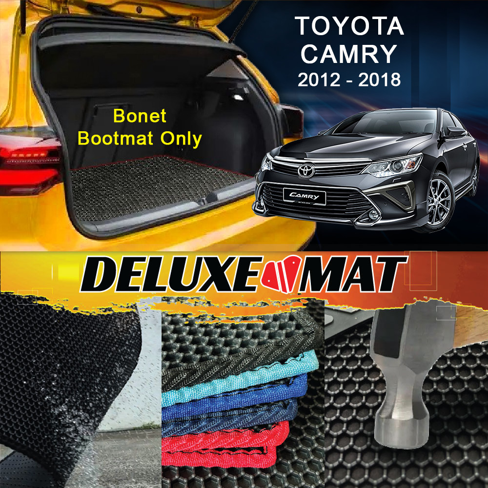 TOYOTA CAMRY 2012 2013 2014 2015 2016 2017 2018 Deluxe Boot Mat Car ...