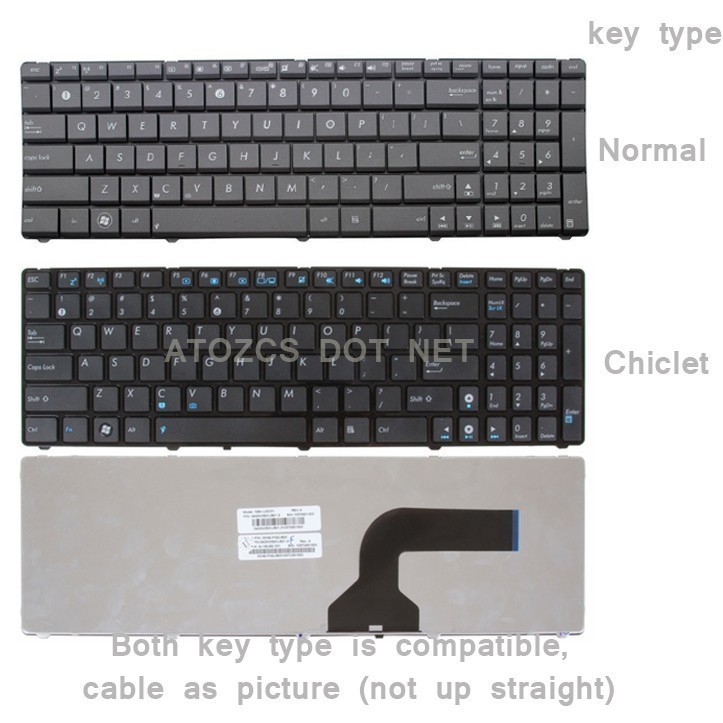 Asus N50 N50V N51 N52 N53 N53J N53JN N53S N53SN Laptop keyboard papan ...
