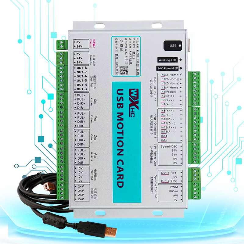 Xhc Cnc Motion Control Card Mach 3 Controller For 4 Axis Cnc Milling Machine Shopee Malaysia