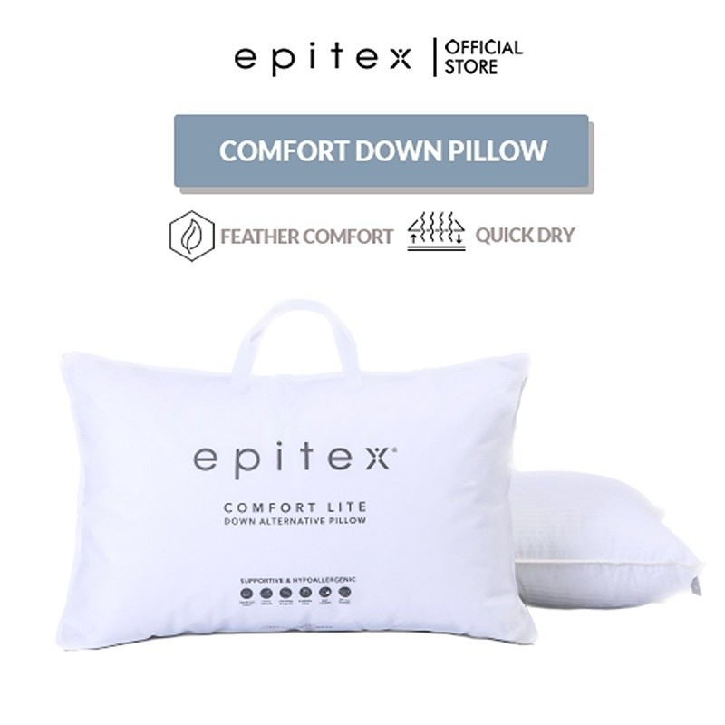 Epitex Comfort Down Lite Alternative Pillow | Feather Down Pillow ...