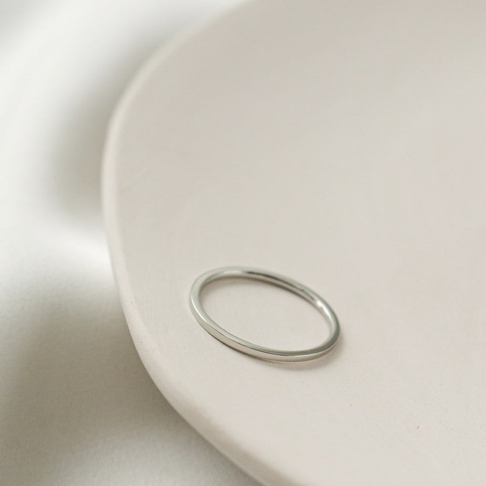 PLENTY Minimalist Basic Ring (Silver) | Shopee Malaysia