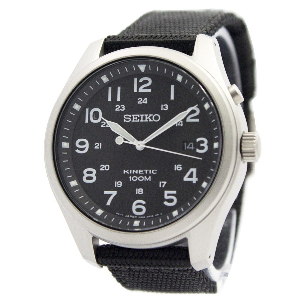 SEIKO Kinetic Quartz Men's Watch SKA727P1 Black [Parallel Import ...