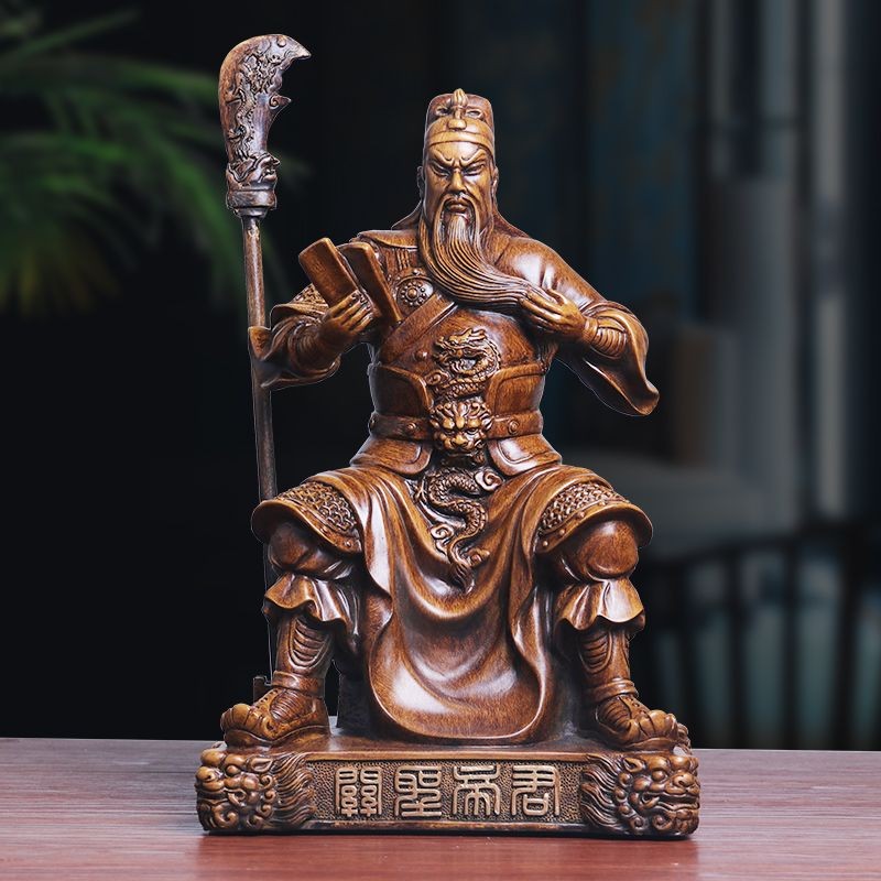 Guan Gong Potrait House Blessing and Fortune Drawing Decoration Wu God ...
