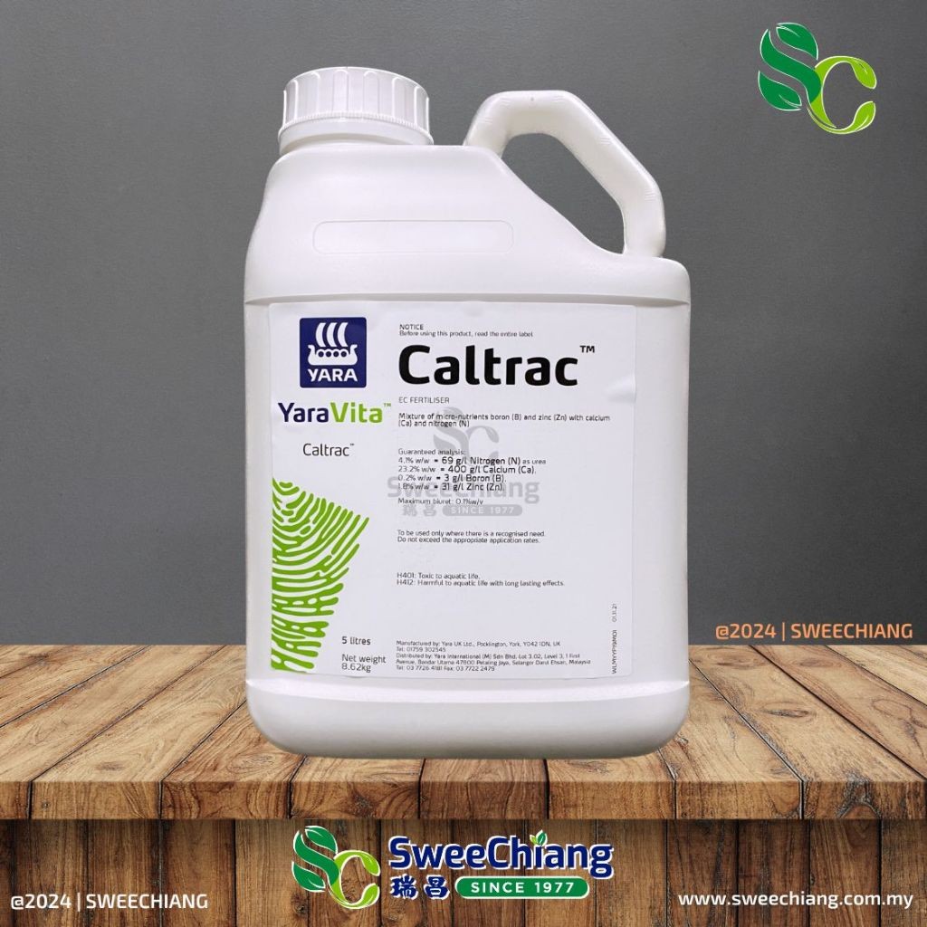 YARA YaraVita Caltrac 5L High Calcium Foliar Fertilizer高钙补钙微量元素叶面肥水Vita ...