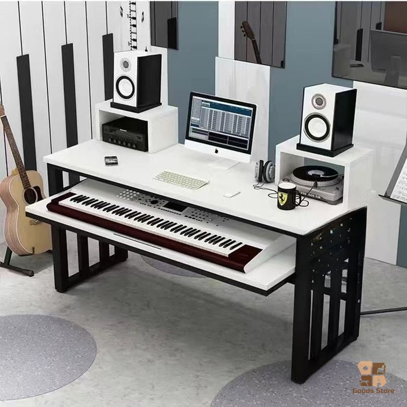 Simple electronic piano table study table piano table integrated with ...