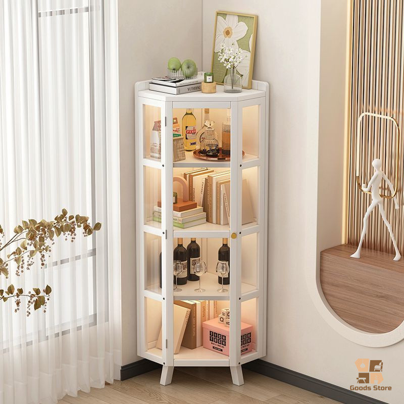 Corner triangle cabinet living room kitchen corner cabinet side cabinet ...