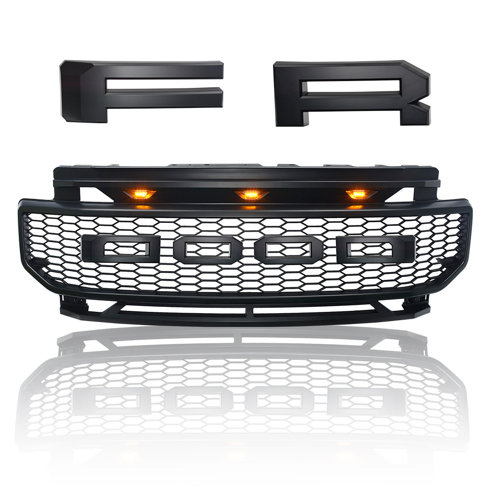 Modified For F250 Raptor Grille For F-250 2020 2021 Front Bumper Grills ...