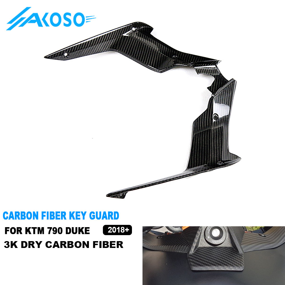 AKOSO 790 890 Duke 3K Dry Carbon Fiber Motorcycle Fuel Tank Side Panel ...