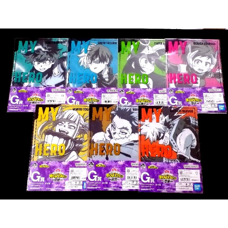 My Hero Academia Japan Anime A4 clear file / folders [Batch 2] | Shopee ...