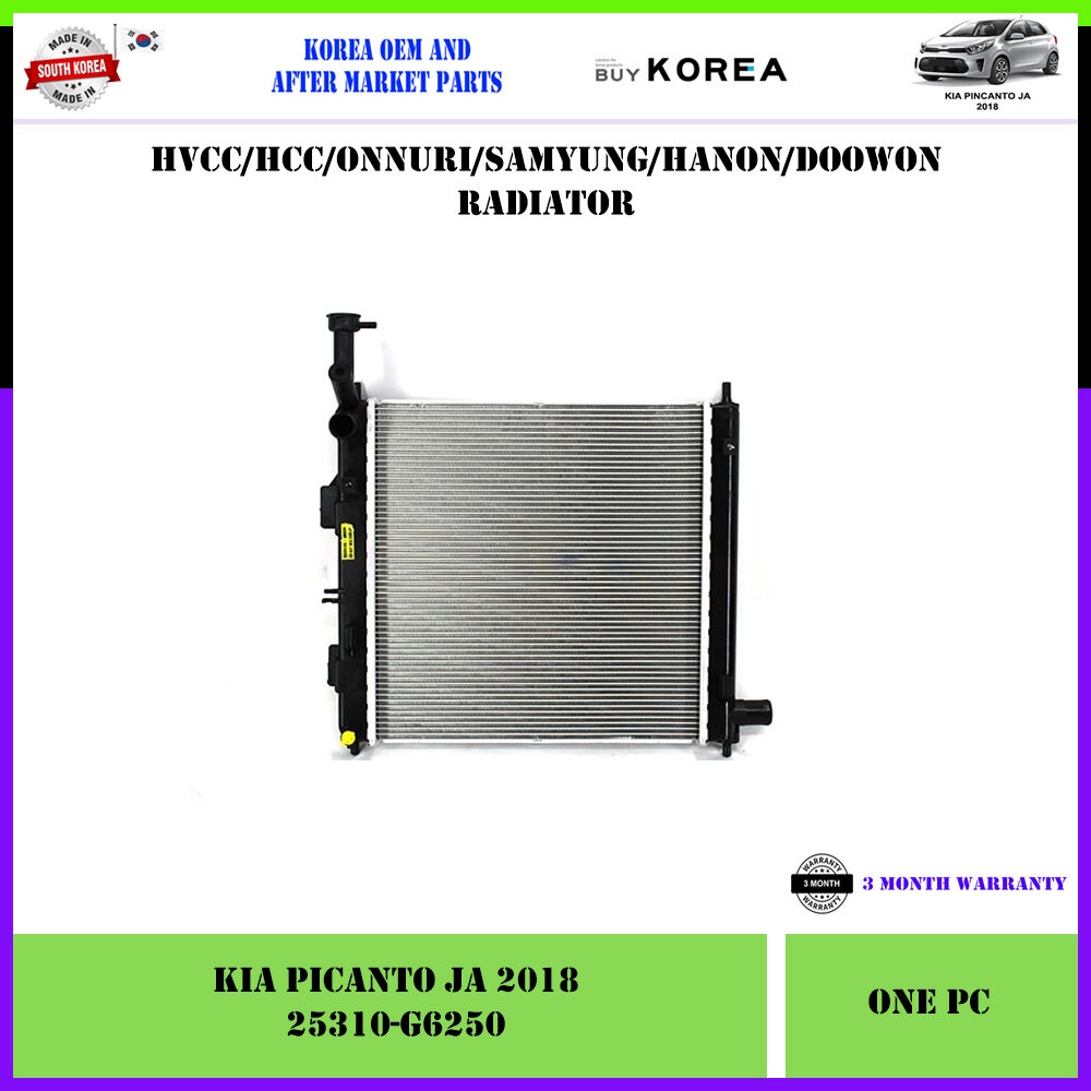Kia Picanto JA 2018 Korea Aftermarket Radiator (25310-G6250) | Shopee ...