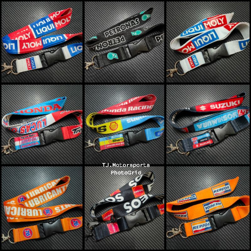 High Grade Quality Lanyard Suzuki Pepsi Yoshimura Petronas Shell Lucas ...
