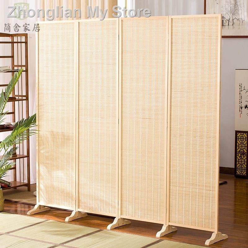 Wall partition divider/ New Chinese style bamboo screen living room ...